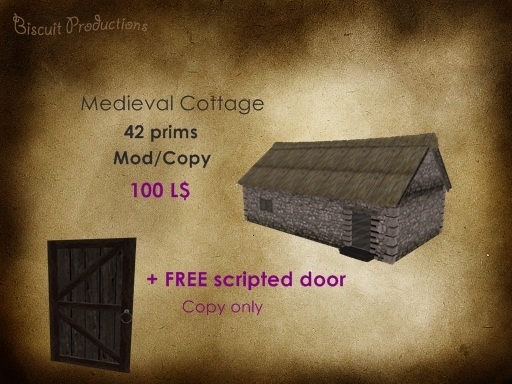 Second Life Marketplace - [BP] Medieval Cottage